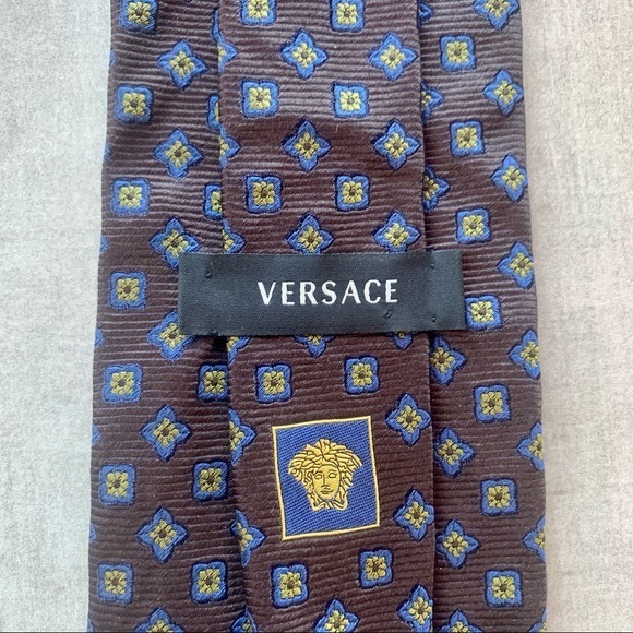 Versace | Accessories | Versace Classic Hand Made Silk Tie | Poshmark